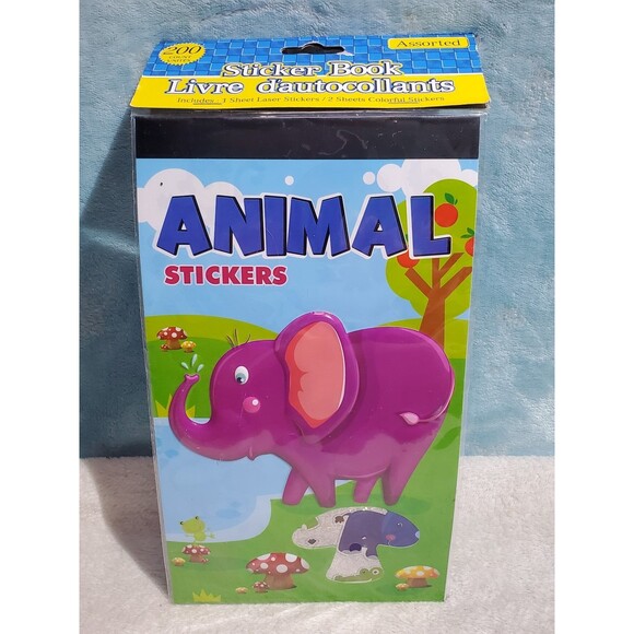 Toys | Sealed 20 Animal Sticker Book Assorted Designs Kids Collectible ...